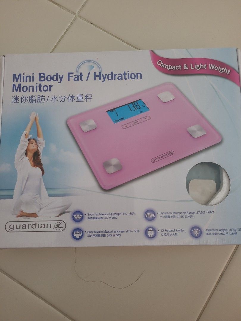 Guardian Mini Body Fat / Hydration Monitor, Health & Nutrition, Health ...