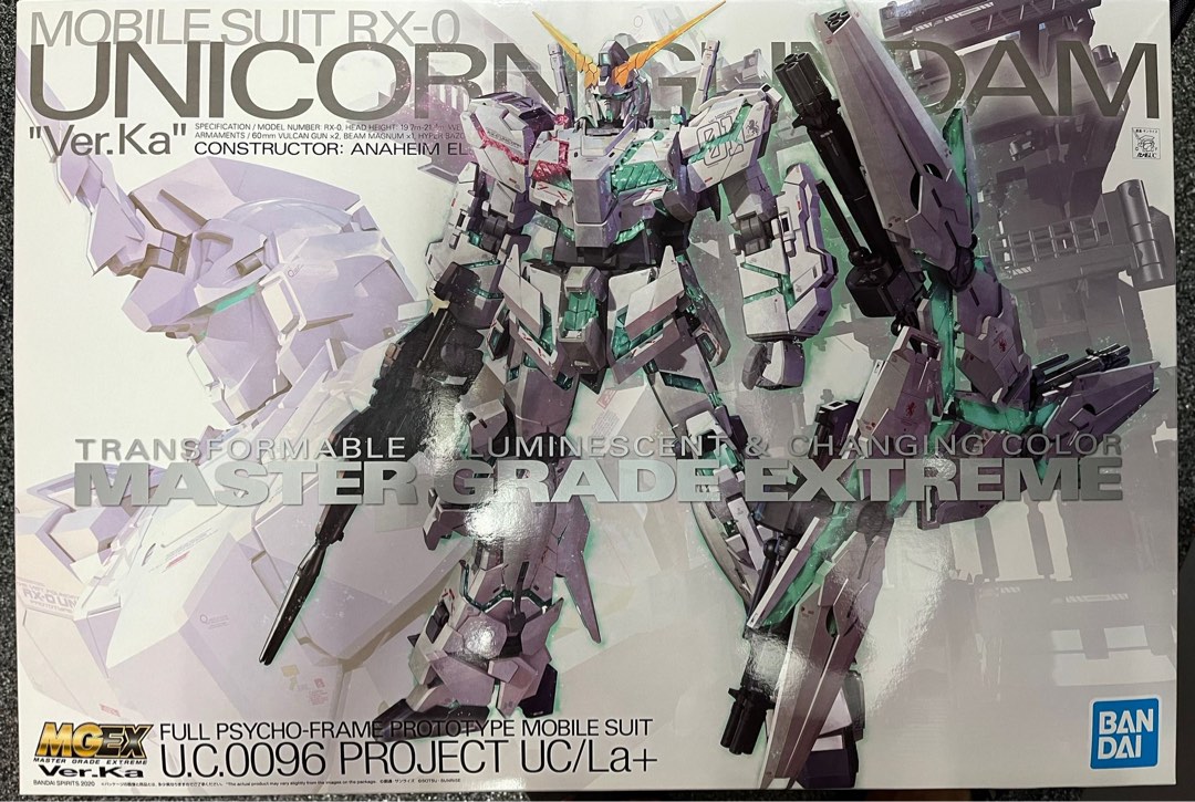 Gundam Unicorn MGEX ver ka, Hobbies & Toys, Toys & Games on Carousell
