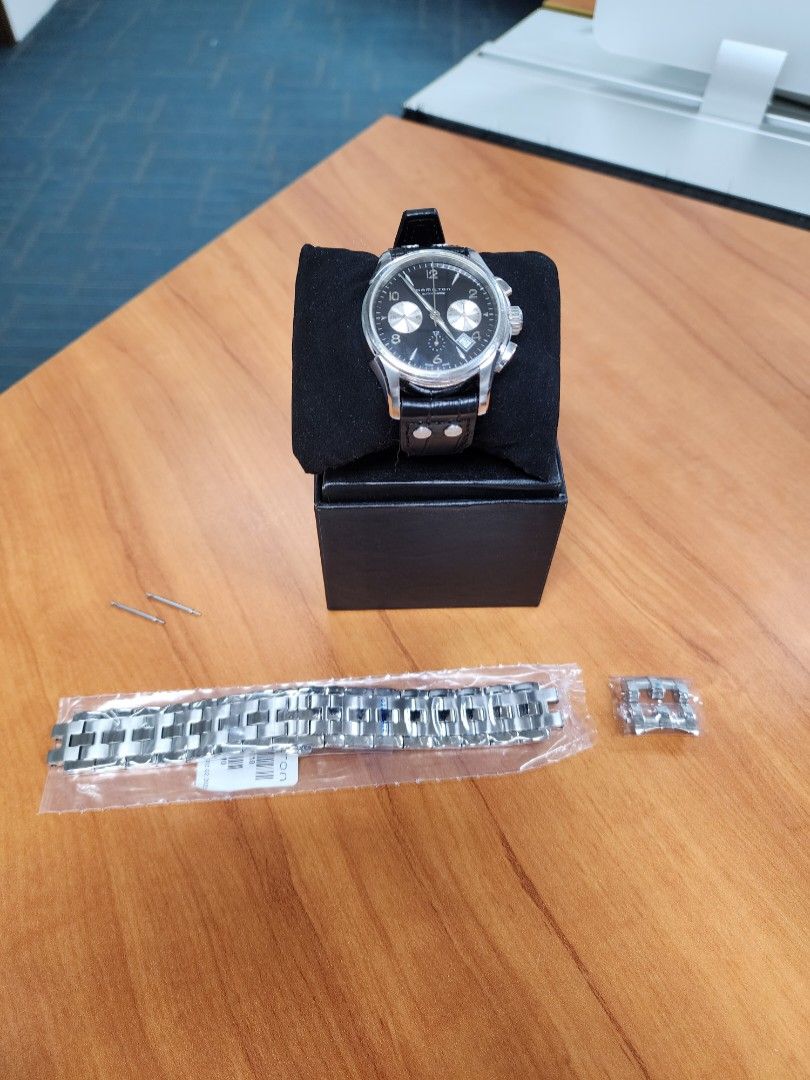 Hamilton Jazzmaster Panda Chronograph ETA 7753 Automatic, Luxury ...