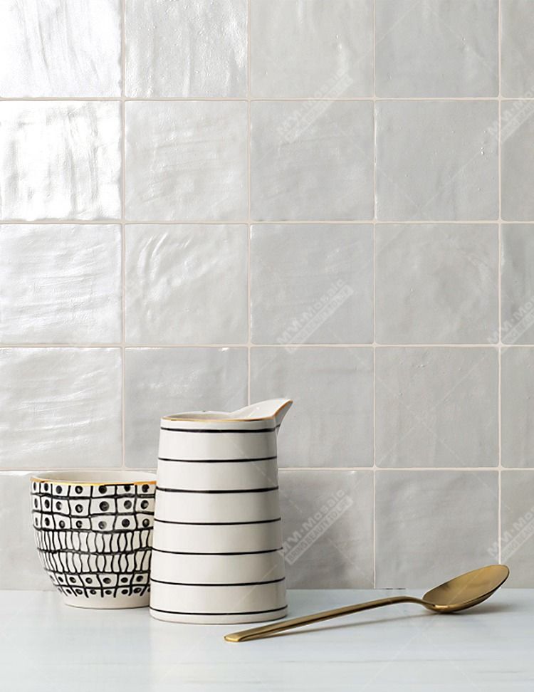 PRE-ORDER: Handmade Cottage Ceramic Square 100 x 100 mm/Subway Tiles ...