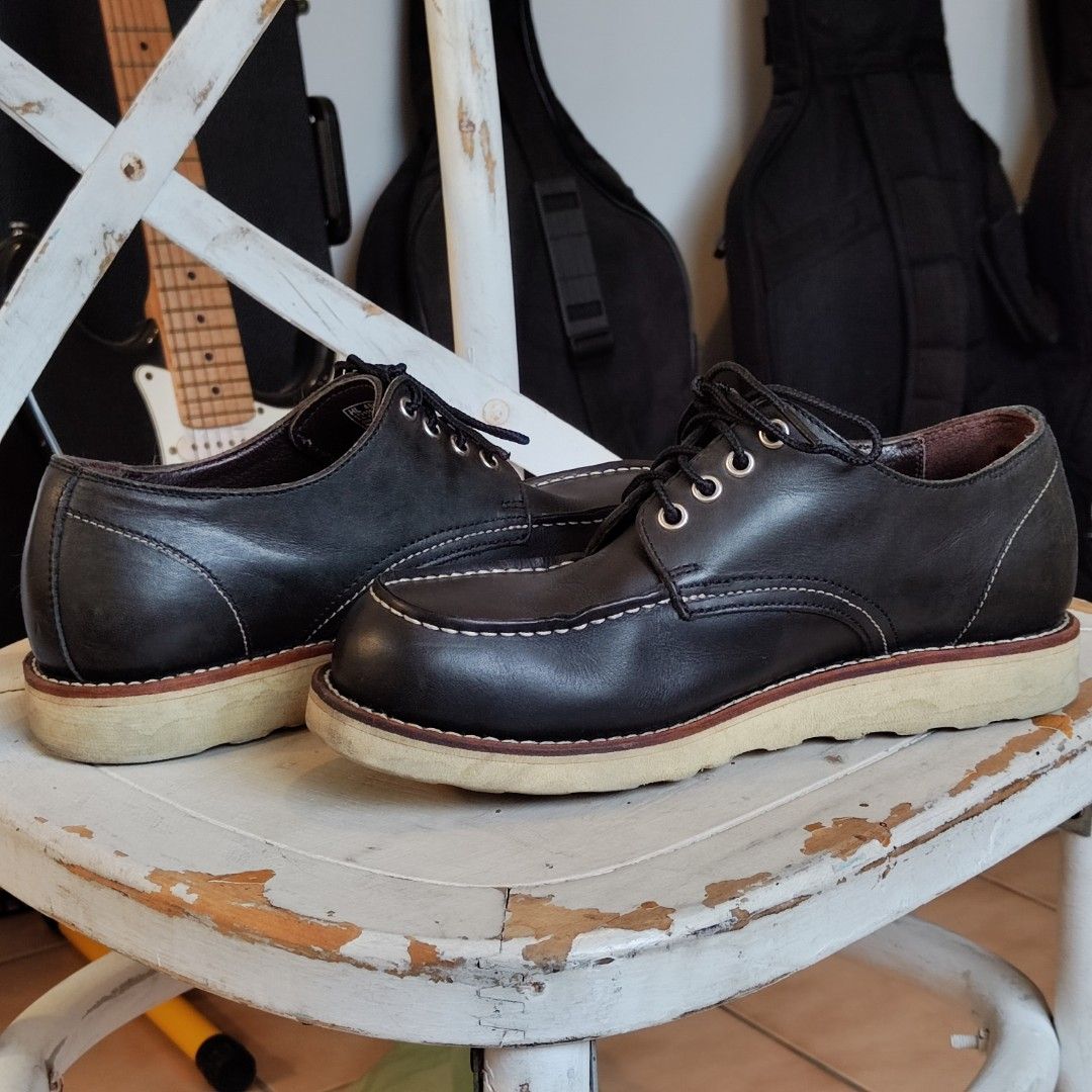 Sold Hawkins 馬克頭 moc toe 短靴 靴子 工作靴 皮鞋 休閒鞋 工裝 leather shoes boots 美式 西部 ...