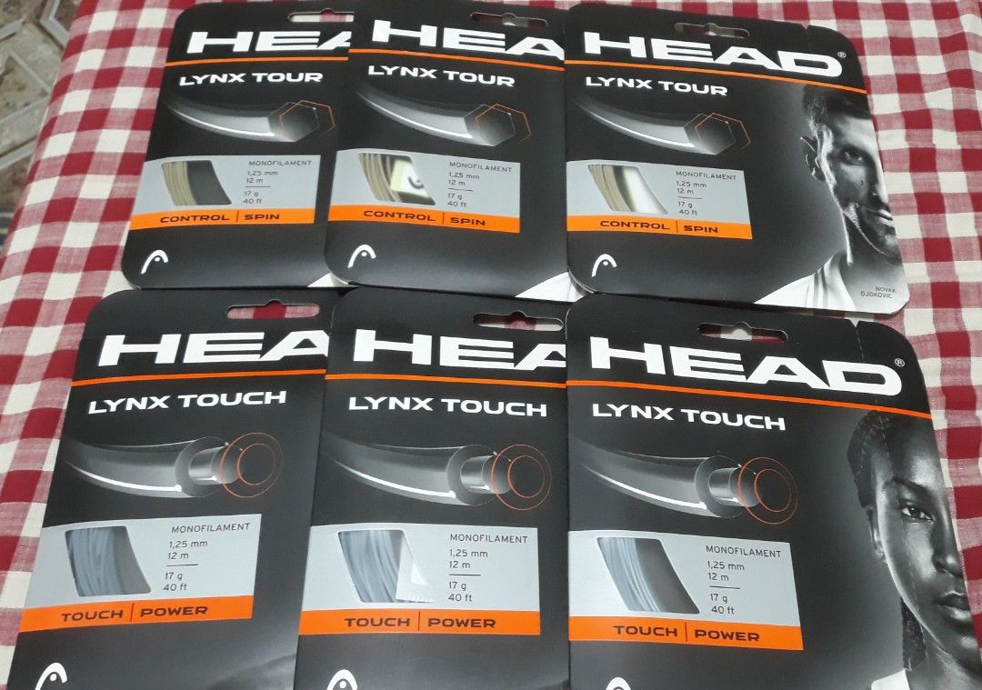 Head Lynx Tour and Lynx Touch, Sports Equipment, Other Sports Equipment and Supplies on Carousell