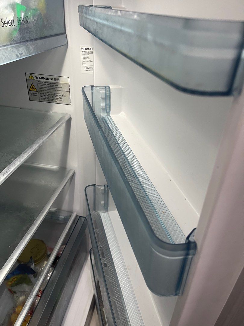 Hitachi 2 door fridge 366 L, TV & Home Appliances, Kitchen Appliances ...