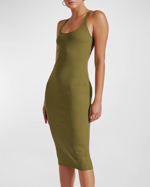H&M ribbed string dress, Women's Fashion, Dresses & Sets, Dresses on ...