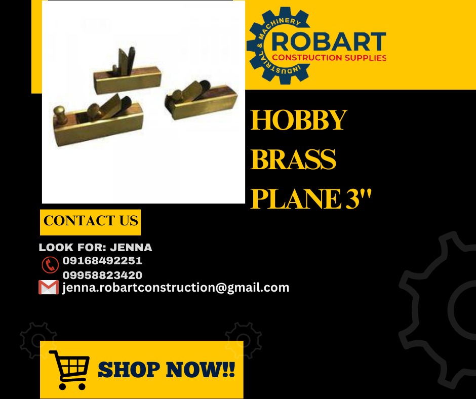 HOBBY BRASS PLANE 3", Commercial & Industrial, Construction Tools ...