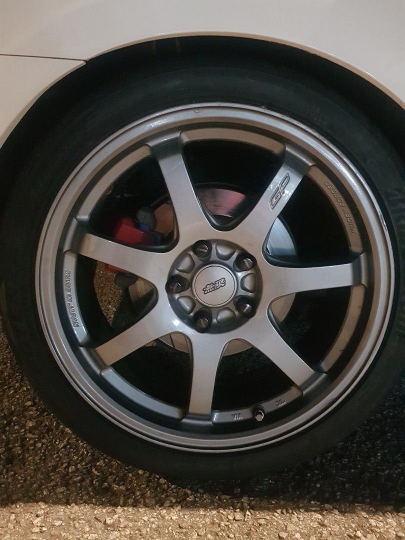 Honda Civic FD/FD2R Original Mugen GP 18" Rims w RE004 Tyres, Car ...