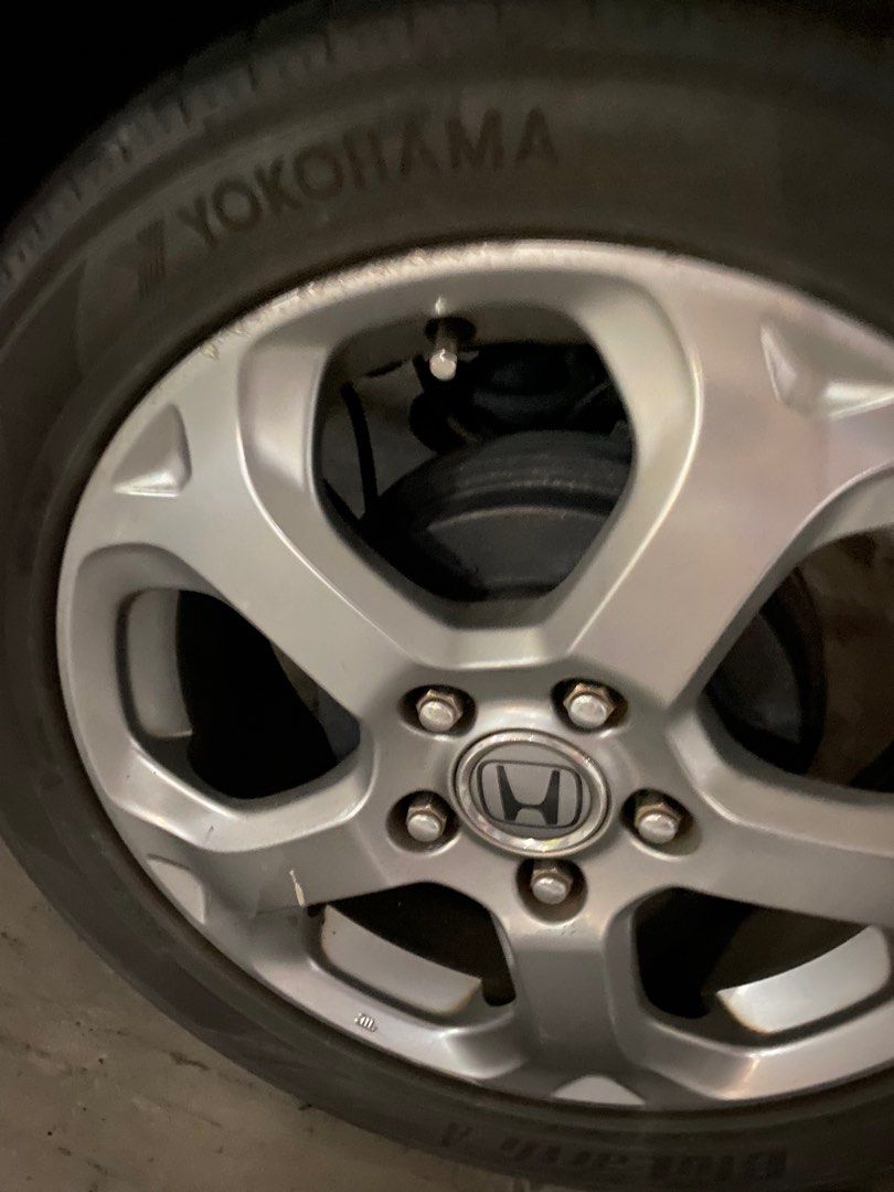 Honda stream original sport rim 17 inch with tyre, Car Accessories ...