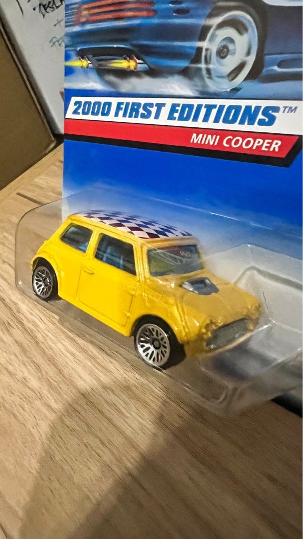 Hot Wheels Mini Cooper First Edition Vintage Yellow, Hobbies & Toys ...