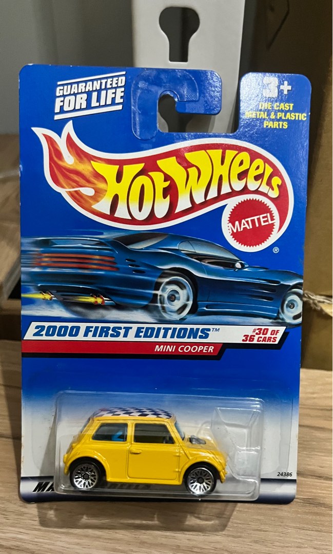 Hot Wheels Mini Cooper First Edition Vintage Yellow, Hobbies & Toys ...
