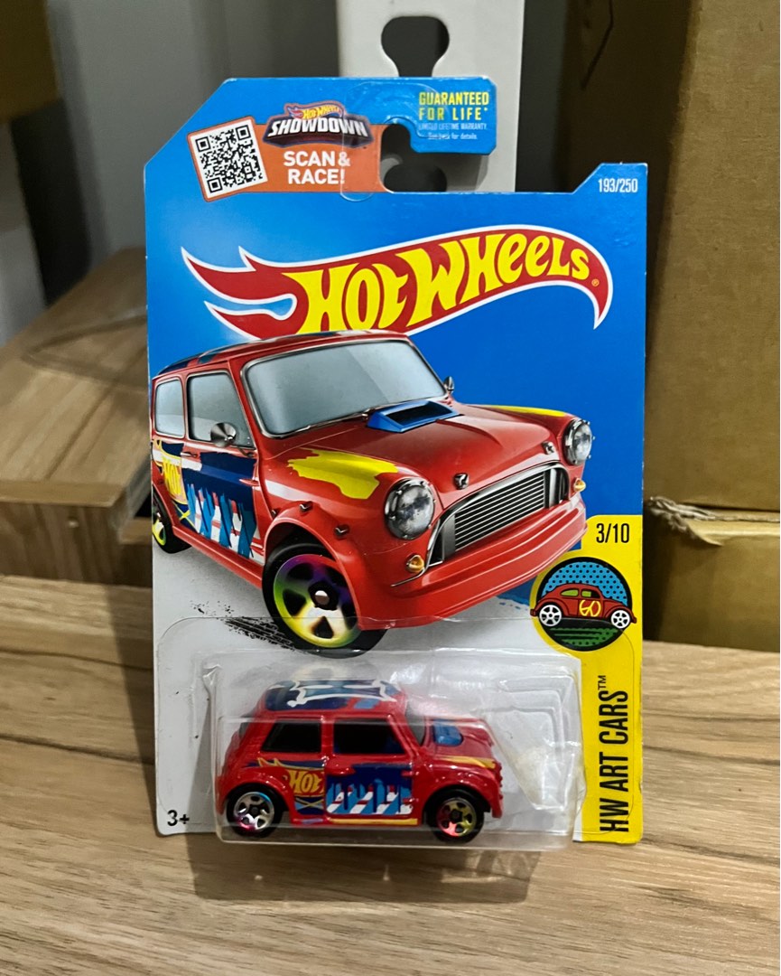 Hot Wheels Mini Cooper HW Art, Hobbies & Toys, Toys & Games on Carousell