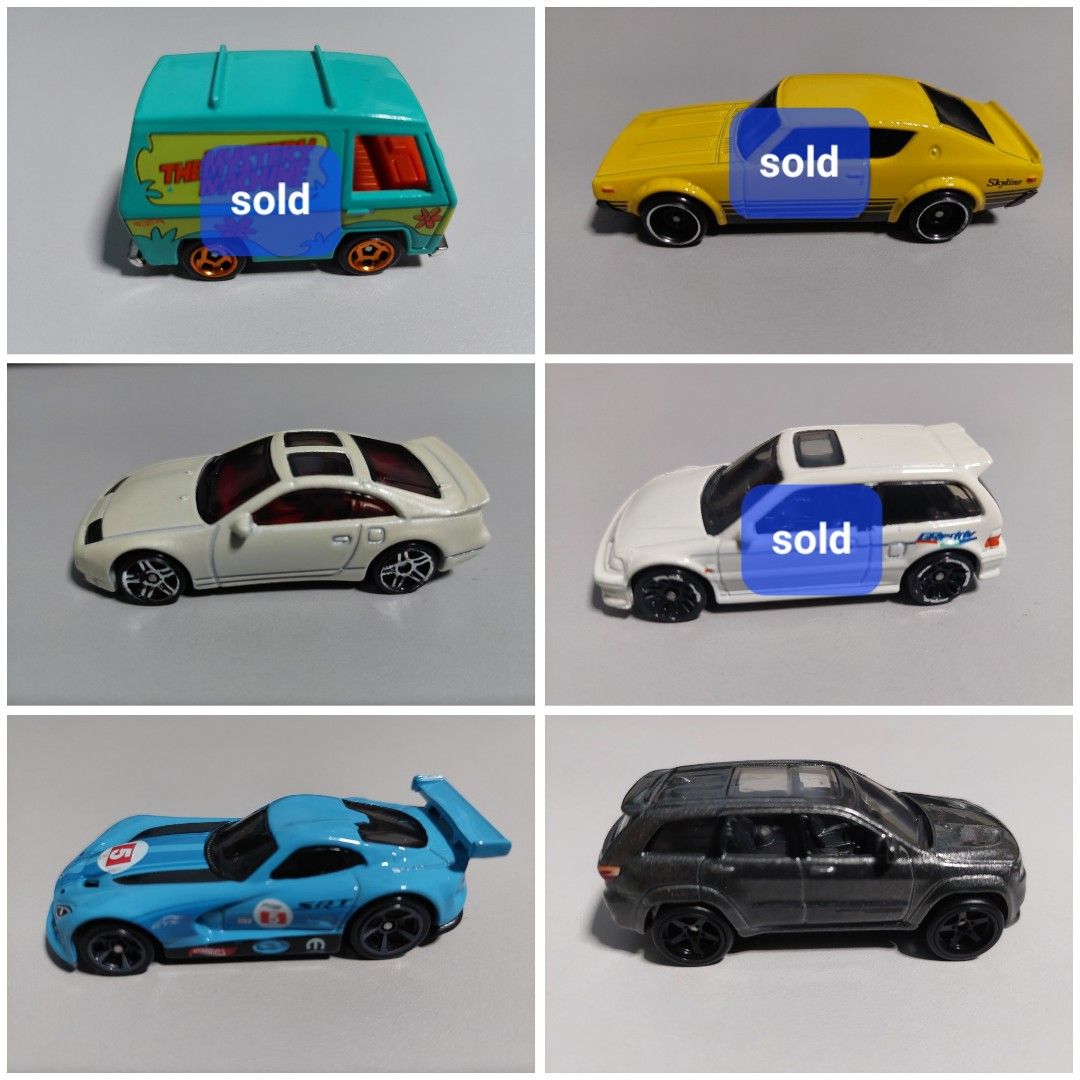 Hotwheels Loose Cars | Honda Civic EF|The Mystery Machine | Nissan ...