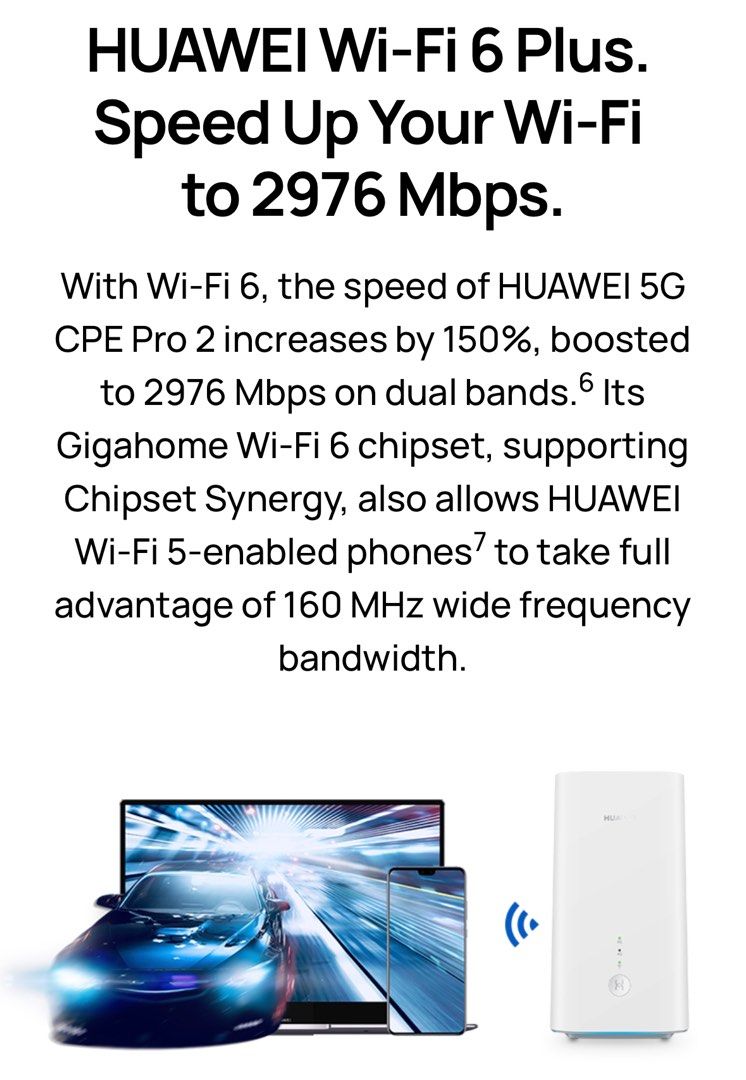 Huawei 5G Router CPE PRO 2 Wifi 6 Plus 4G/5G Dual-Band Sim Card Router ...