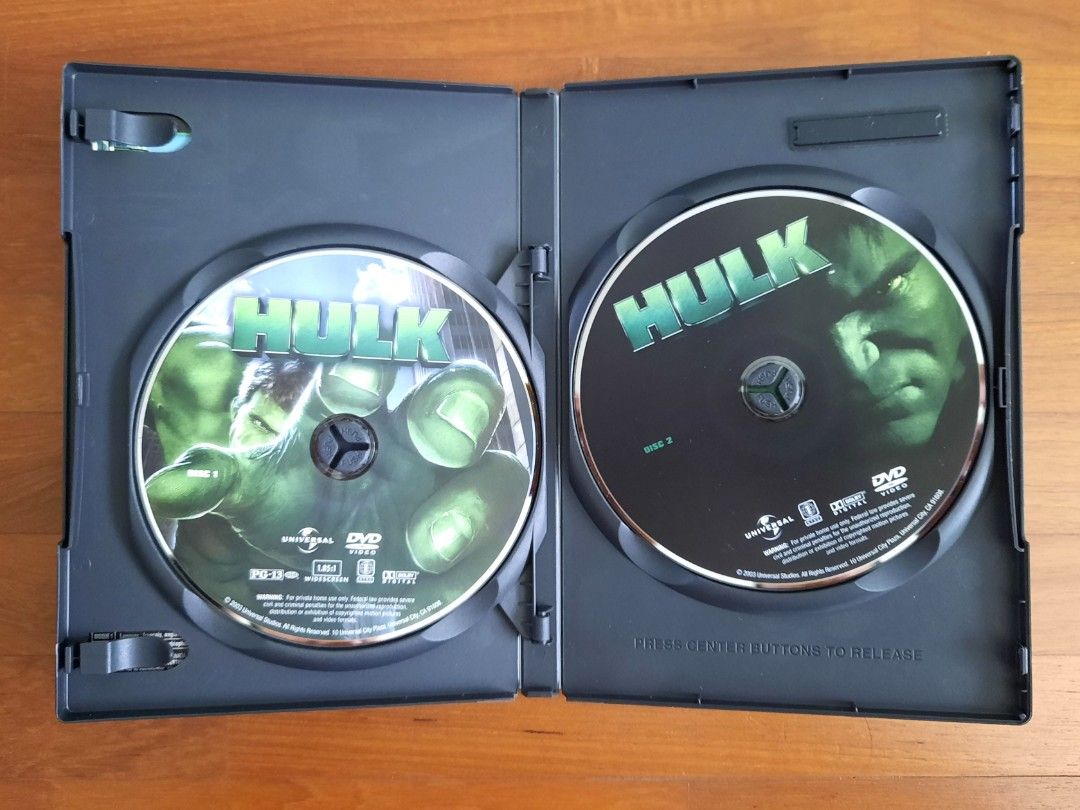 Hulk (2003 2-DVD Special Edition), Hobbies & Toys, Music & Media, CDs ...