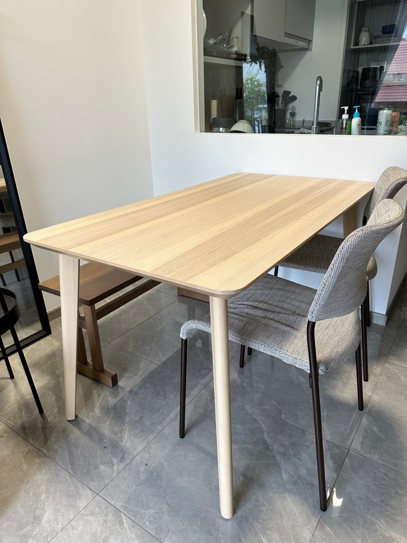 IKEA dining table (LISABO), Furniture & Home Living, Furniture, Tables ...