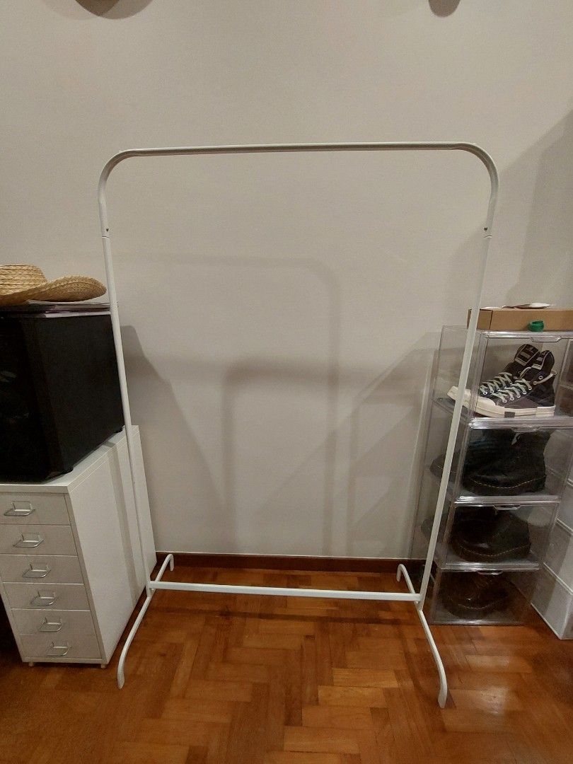 IKEA MULIG Clothes Rack, Furniture & Home Living, Furniture, Shelves, Cabinets & Racks on Carousell
