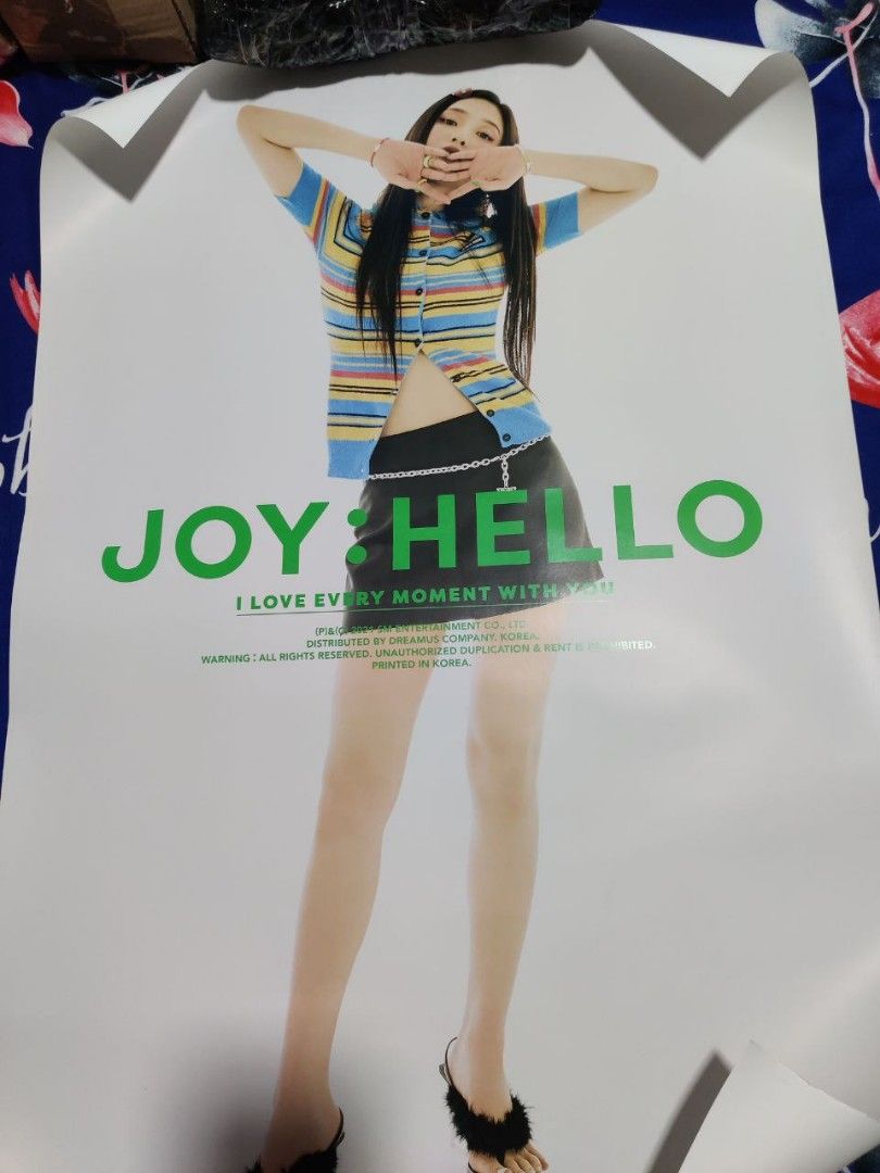 JOY: HELLO OFFICIAL POSTERS on Carousell