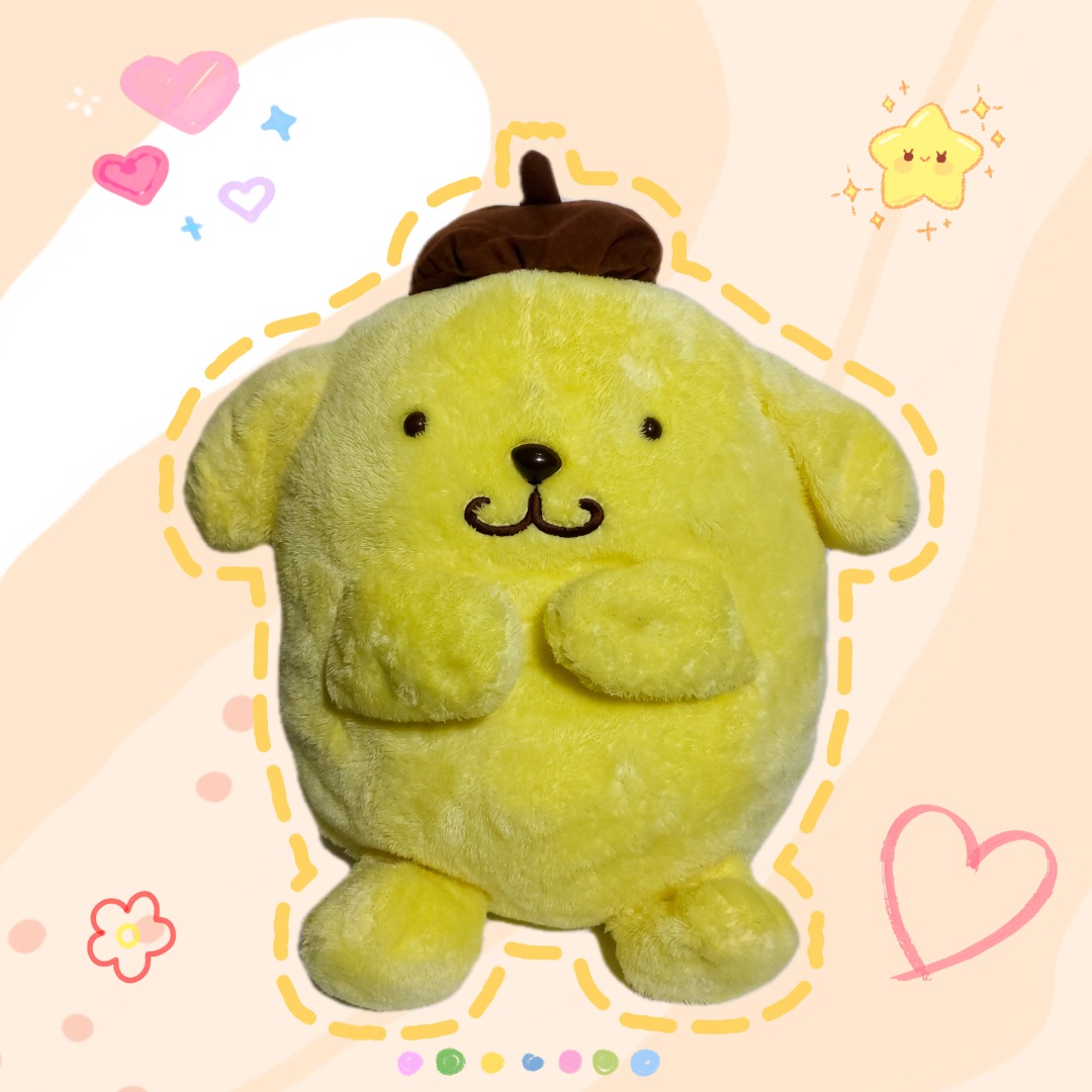 Jumbo Pompompurin Plushie, Hobbies & Toys, Toys & Games on Carousell