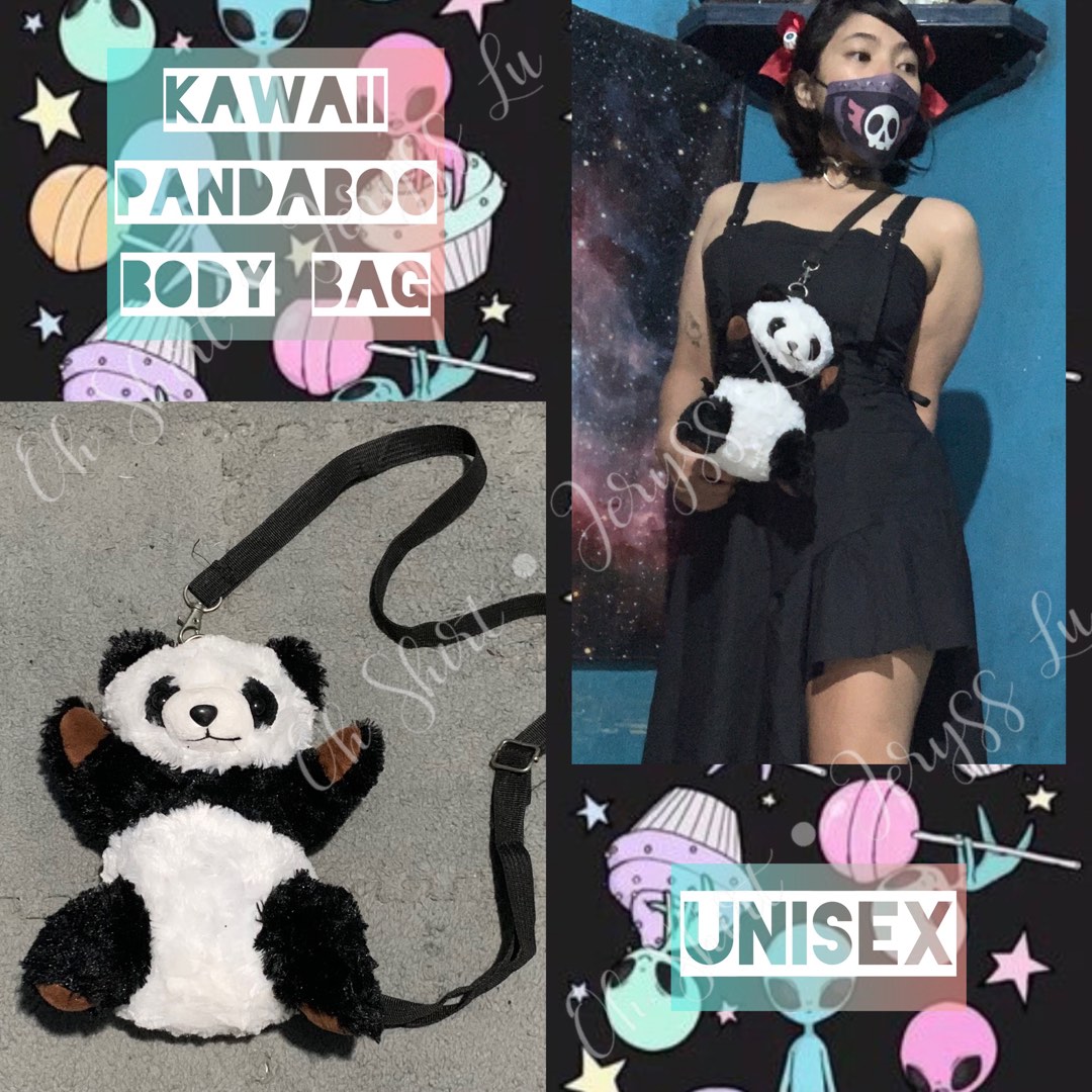 Kawaii Pandaboo Body Bag, Women's Fashion, Bags & Wallets, Cross-body ...