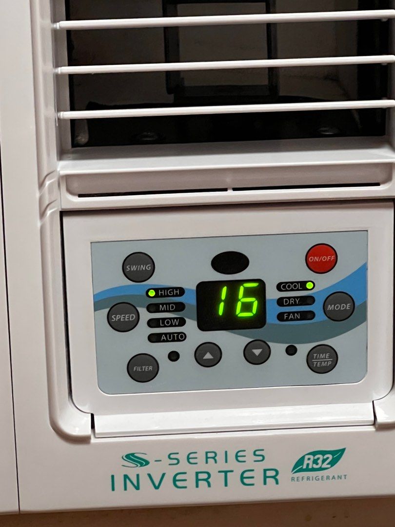 Kolin window type inverter 1HP, TV & Home Appliances, Air Conditioning ...