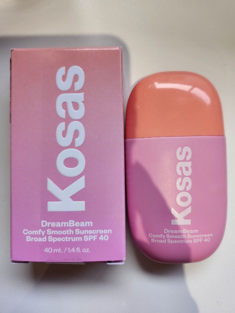 Kosas DreamBeam Comfy Smooth Sunscreen Broad Spectrum SPF40, Beauty ...