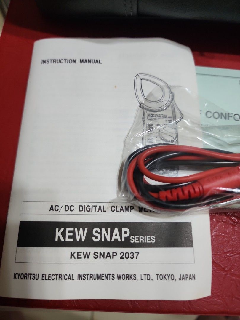Kyoritsu Kew Snap 2037 Multimeter, Furniture & Home Living, Home ...