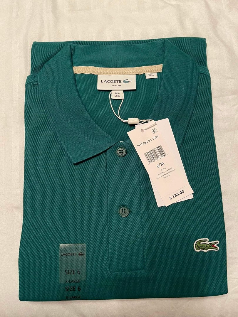 Lacoste Mens Polo Shirt, Men's Fashion, Tops & Sets, Tshirts & Polo Shirts on Carousell