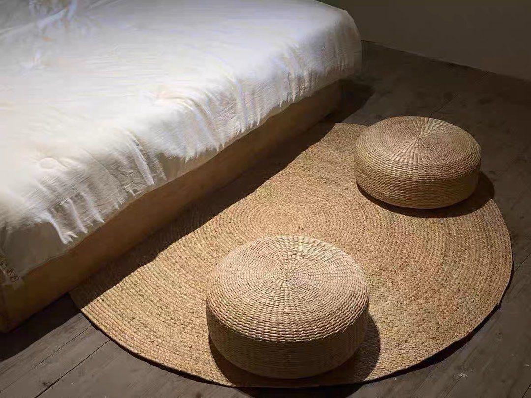 LBN: 180cm Bali Style Floor Carpet Mat / Straw Rattan Mat / Rug ...