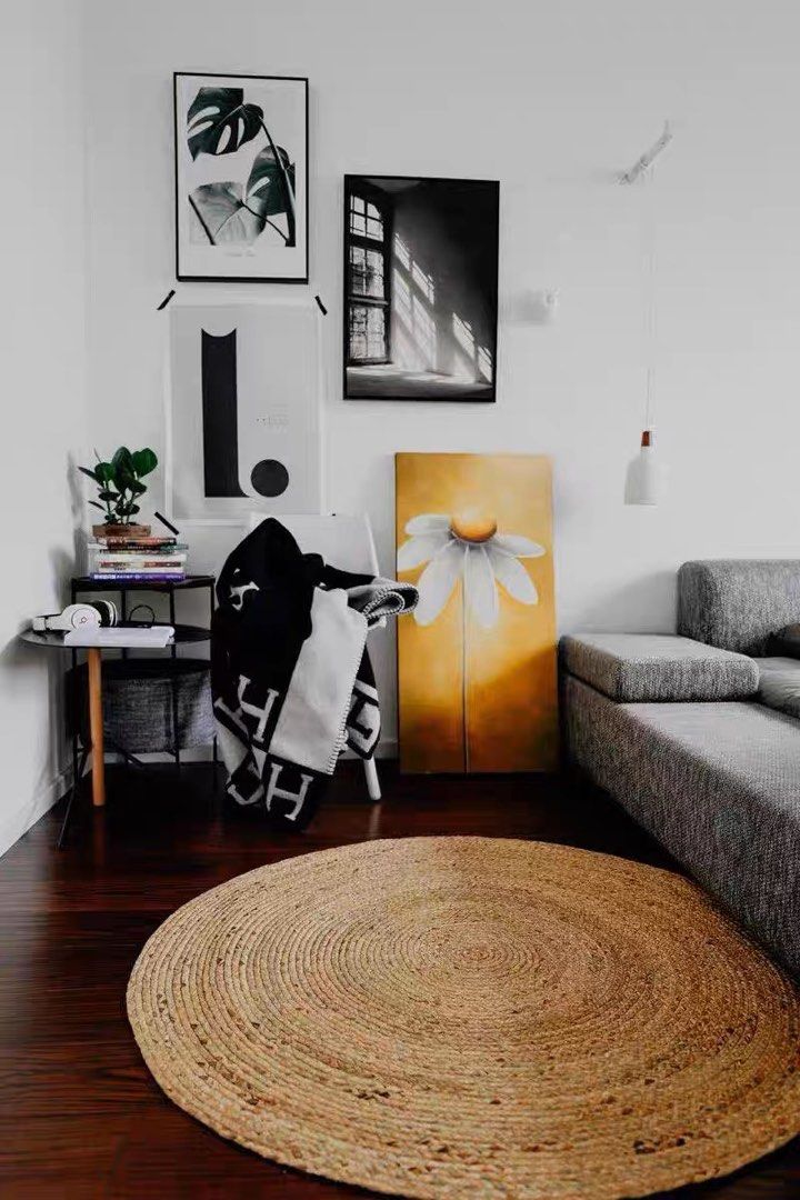 LBN: 180cm Bali Style Floor Carpet Mat / Straw Rattan Mat / Rug ...