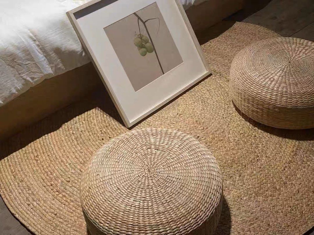 LBN: 180cm Bali Style Floor Carpet Mat / Straw Rattan Mat / Rug ...