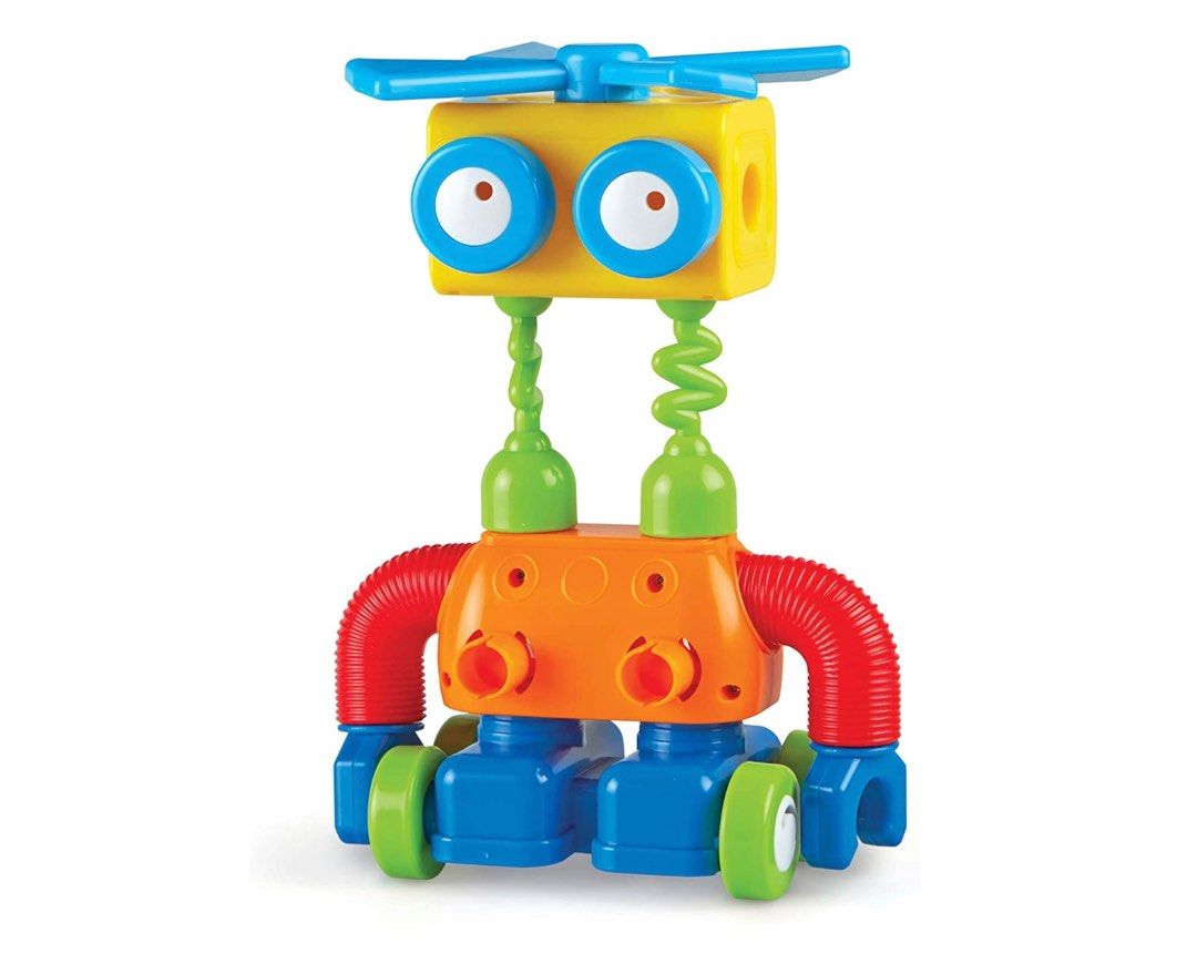 Learning Resources 1-2-3 Build It! Robot Factory, Hobbies & Toys, Toys ...