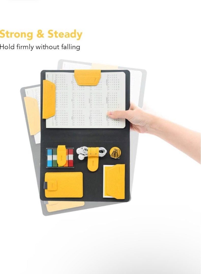 LHiDS MagEasy A5 Magnetic Portfolio Folder Organizer, Men's Fashion ...