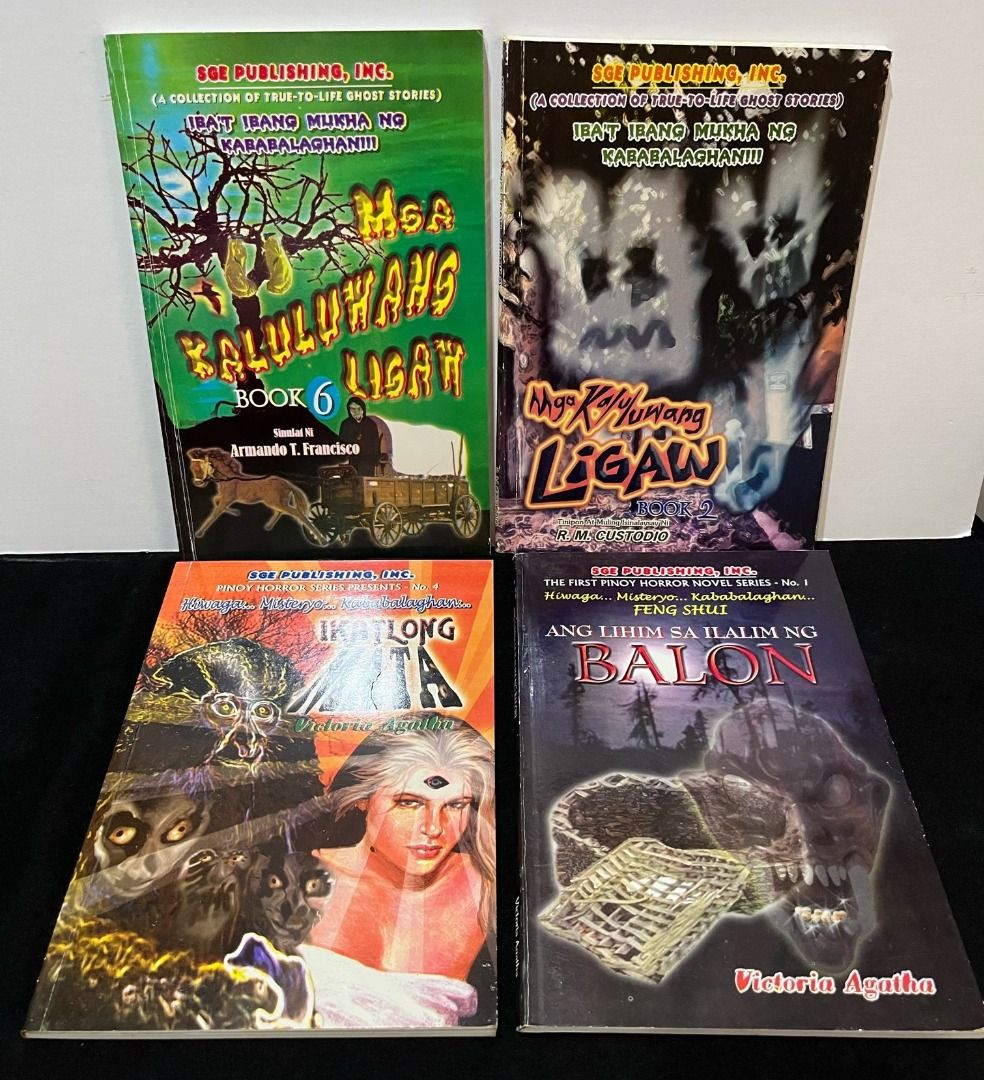 Lot of 4 Philippine Horror Stories by SGE Publishing, Hobbies & Toys ...