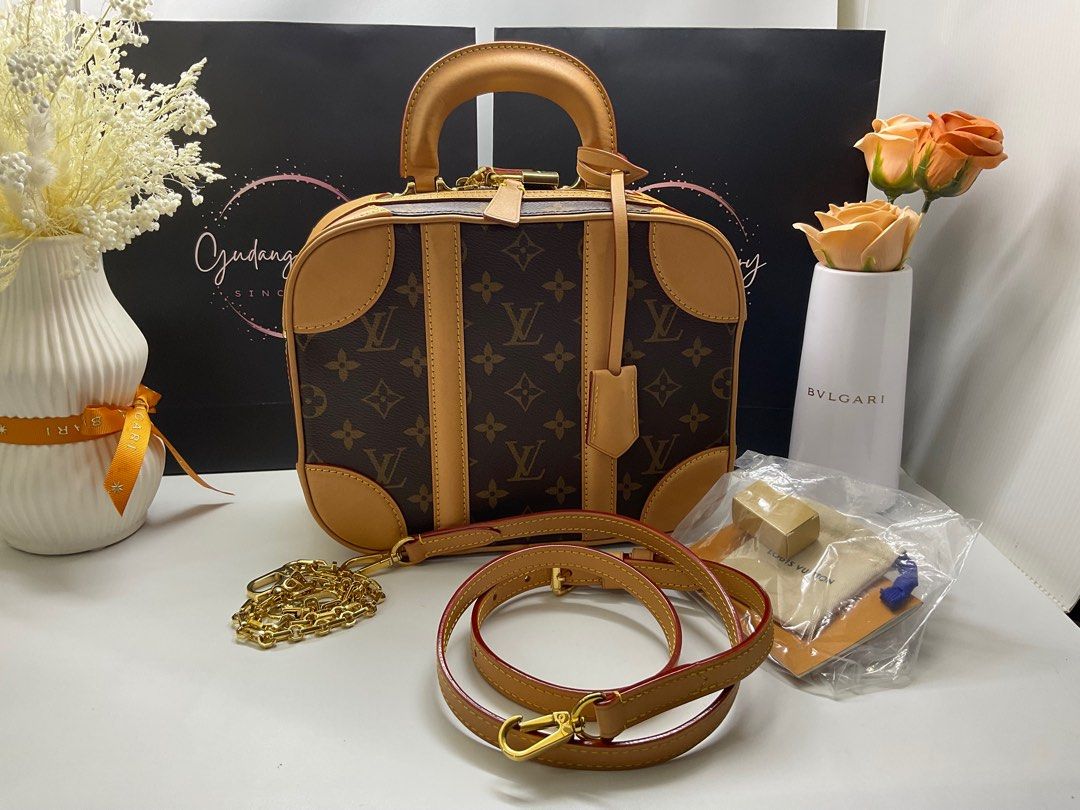 Original Louis Vuitton Mini Luggage Monogram Bag, Barang Mewah, Tas & Dompet di Carousell