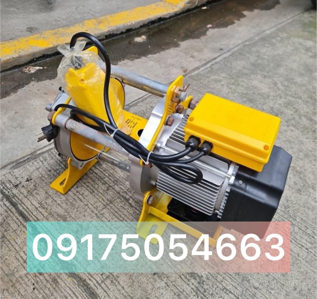 Electric Hoist Capacity Heavy Duty " Wire Rope Not Included ...