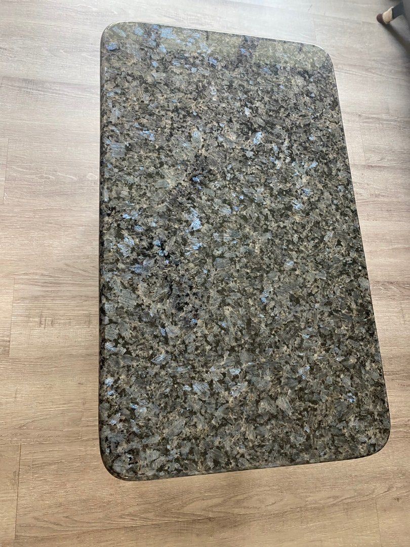 Heavy Marble Coffee Table (70cm x 40cm x 46cm), Furniture & Home Living ...