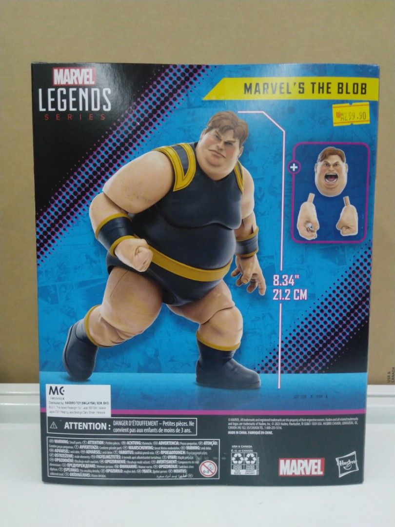 Marvel Legends MARVEL'S the Blob, Hobbies & Toys, Toys & Games on Carousell