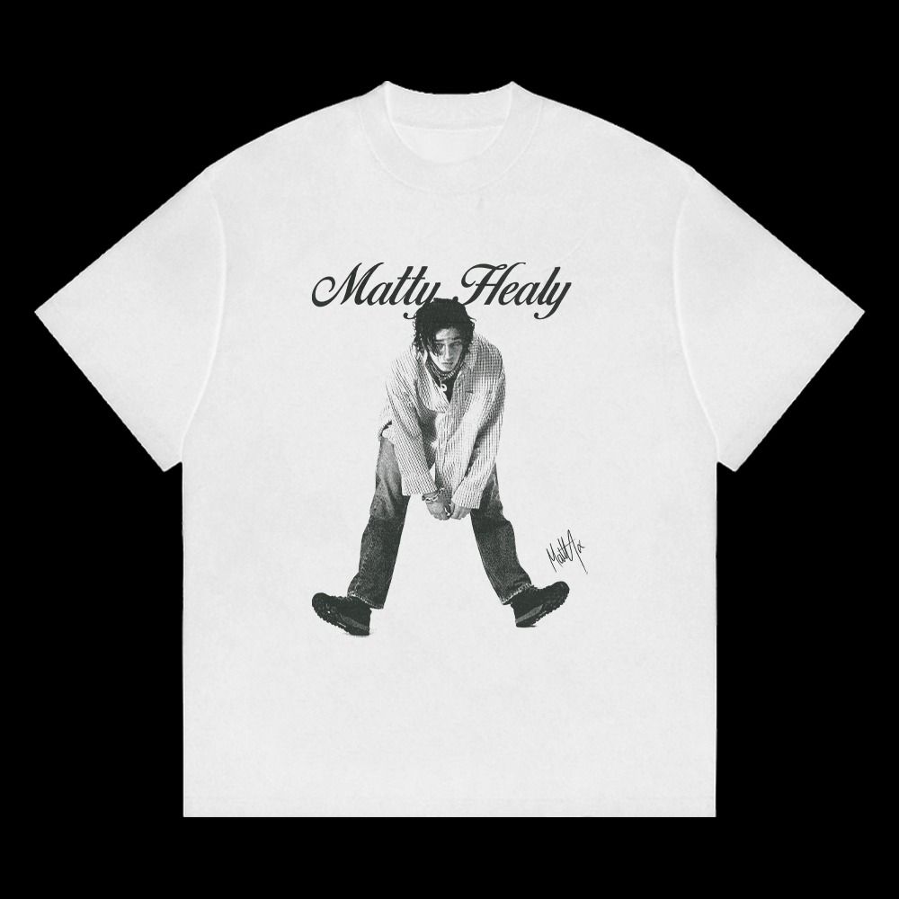 Matty Healy The 1975 Oversized Graphic Boxy Tee by Common Goods, Men's ...