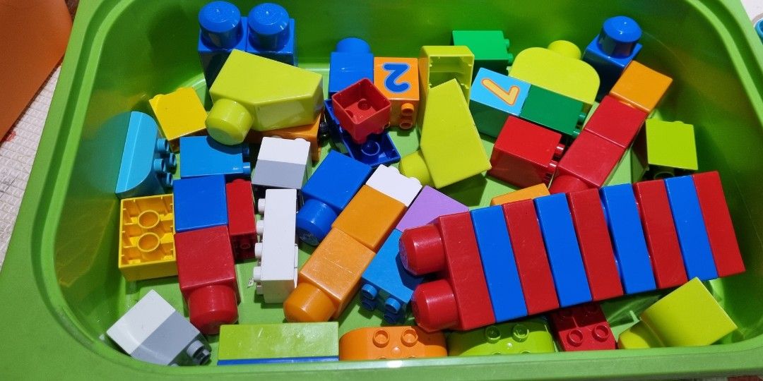Mega lego block, lego dulop number Train, ikea megnet train, Hobbies ...