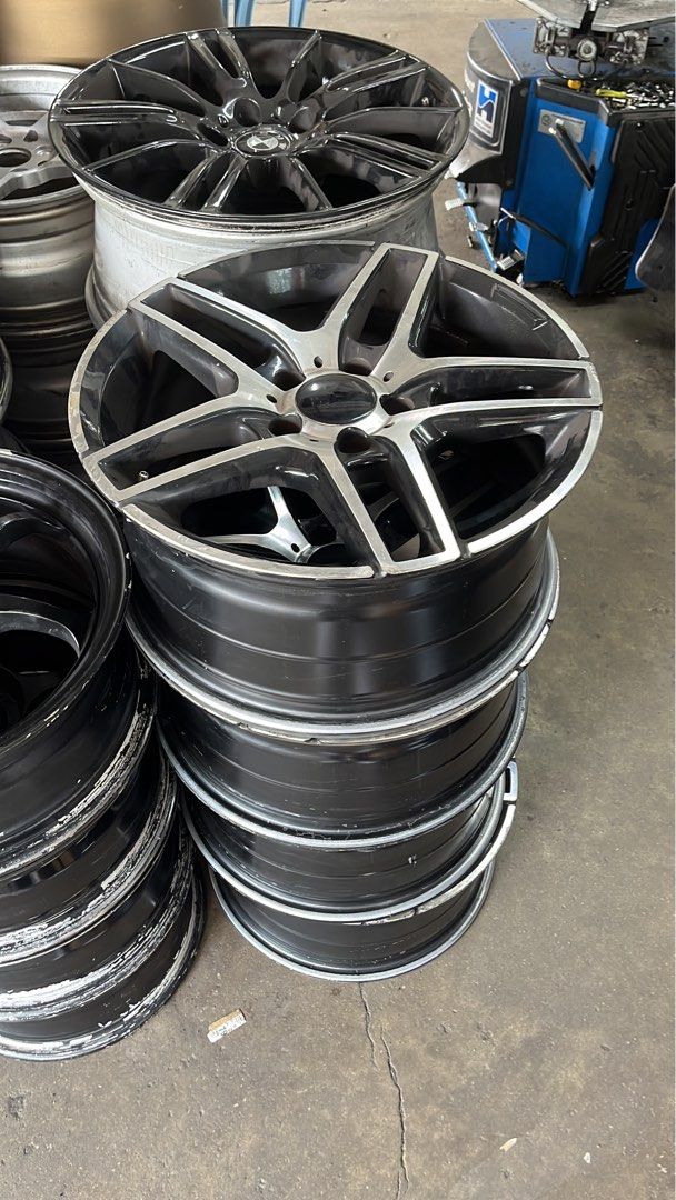 Mercedes Benz W204 17 inch AMG rims, Auto Accessories on Carousell