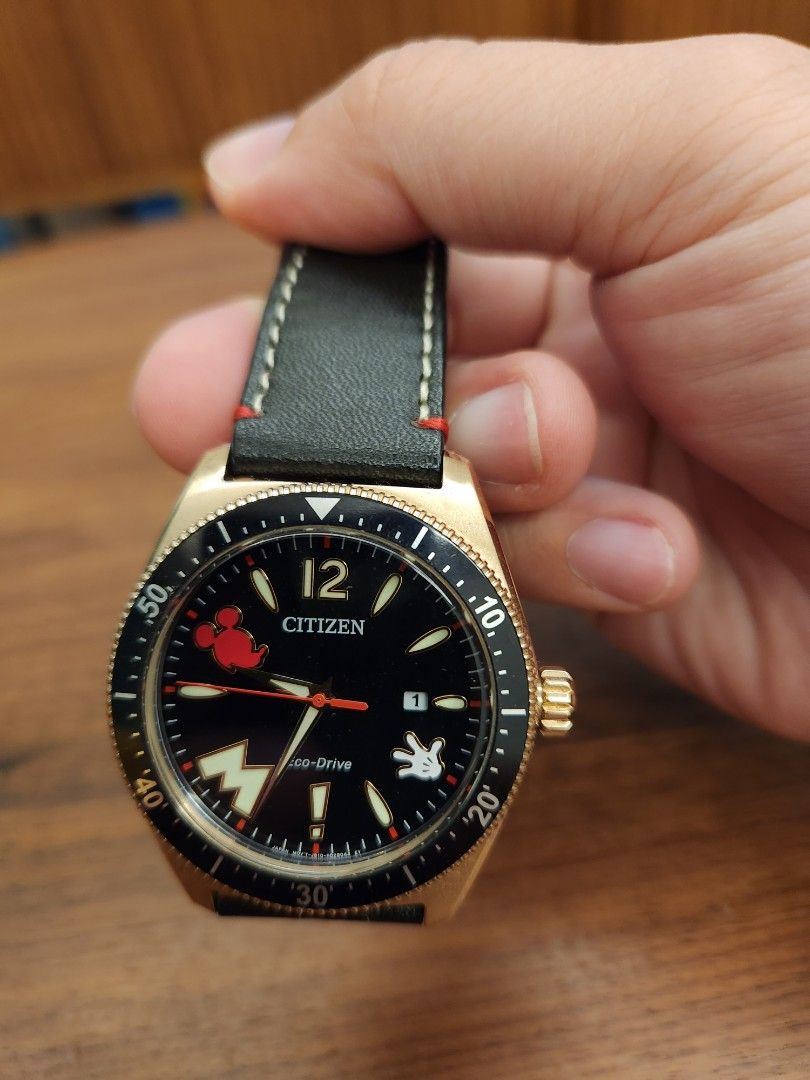 Mickey watch Ciziten brand, Men's Fashion, Watches & Accessories ...