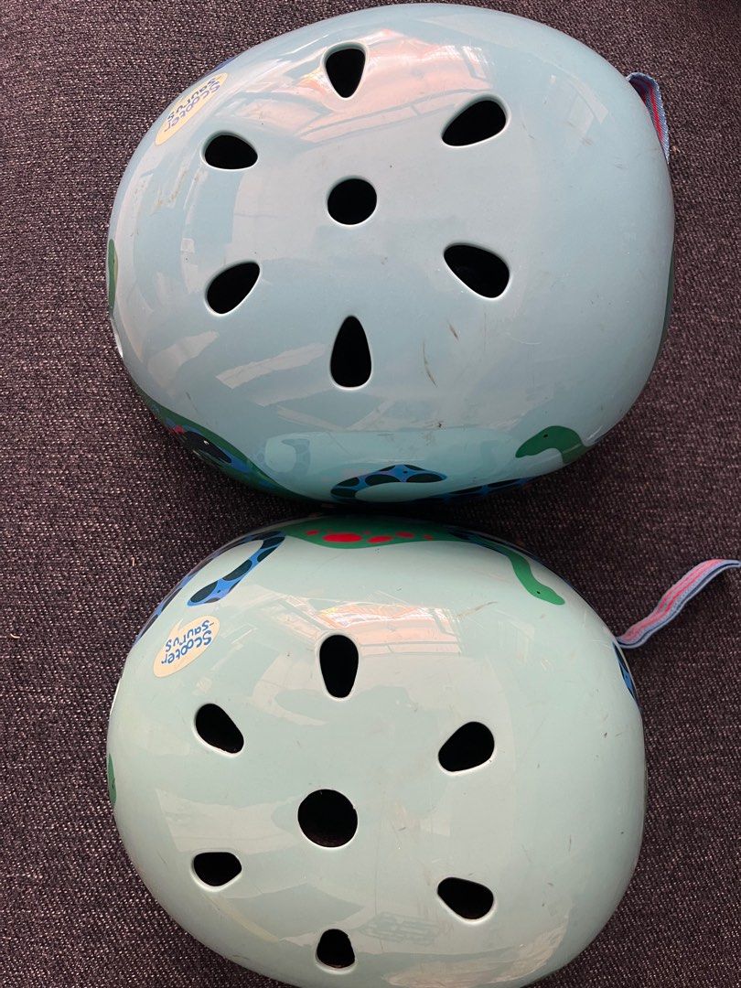 Micro kids bicycle scooter Saurus helmet dinosaur, Hobbies & Toys, Toys ...