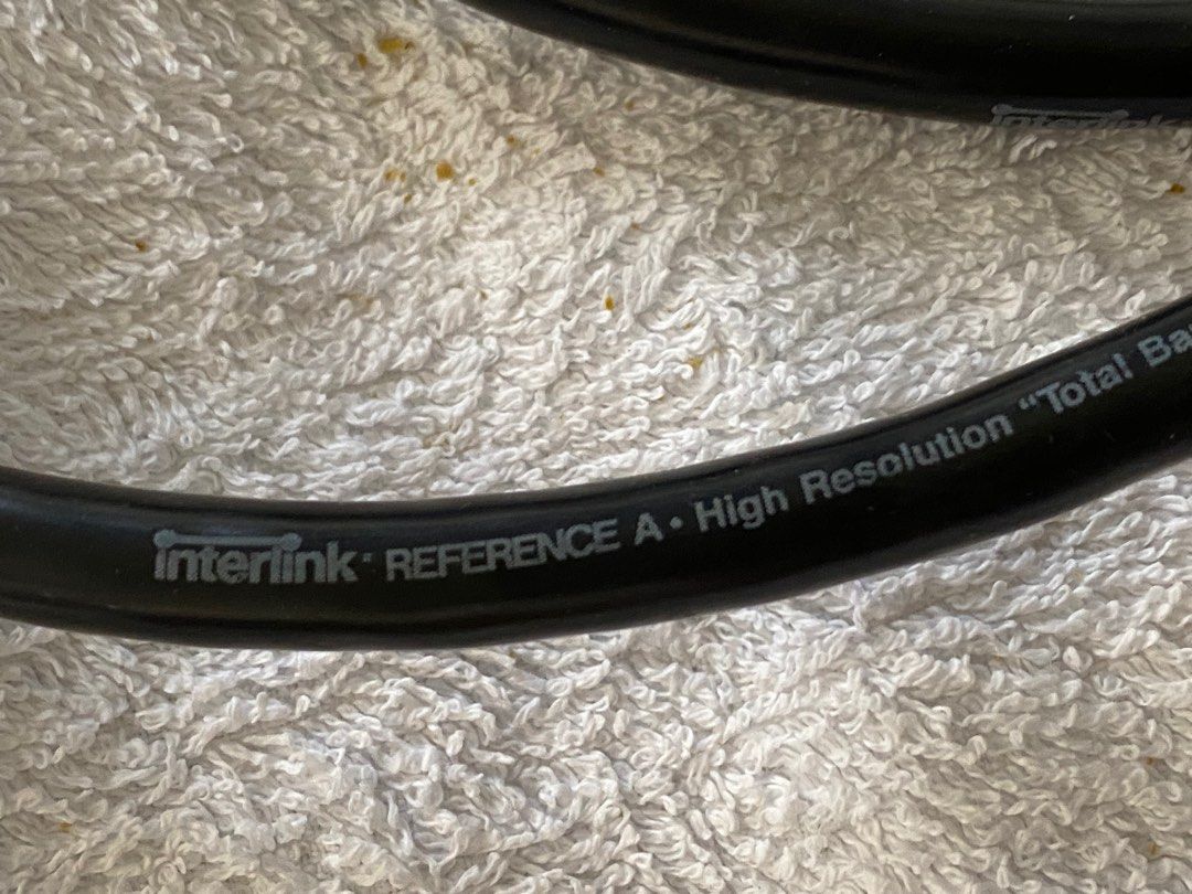 Monster Cable Interlink Reference A "Total Babdwidth" RCA, Audio, Other Audio Equipment on Carousell