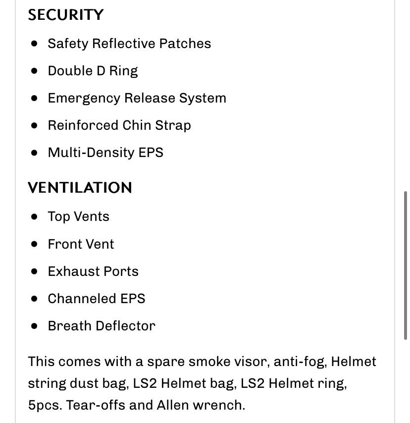 MotoDeck LS2 FF805 CARBON THUNDER HELMET, Motorbikes, Motorbike Parts ...