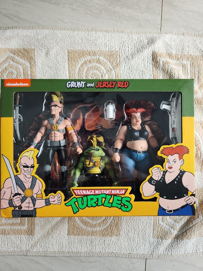 NECA Teenage Mutant Ninja Turtles TMNT Grunt & Jersey Red, Hobbies & Toys, Toys & Games on Carousell