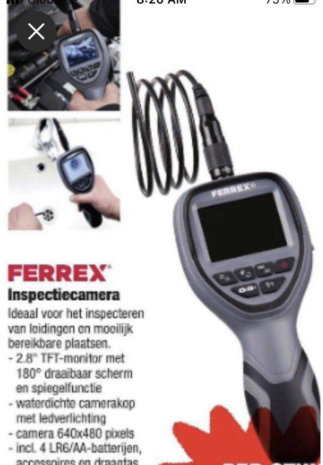 New Imported Ferrex Inspection Camera Picture and Video Recording for ...