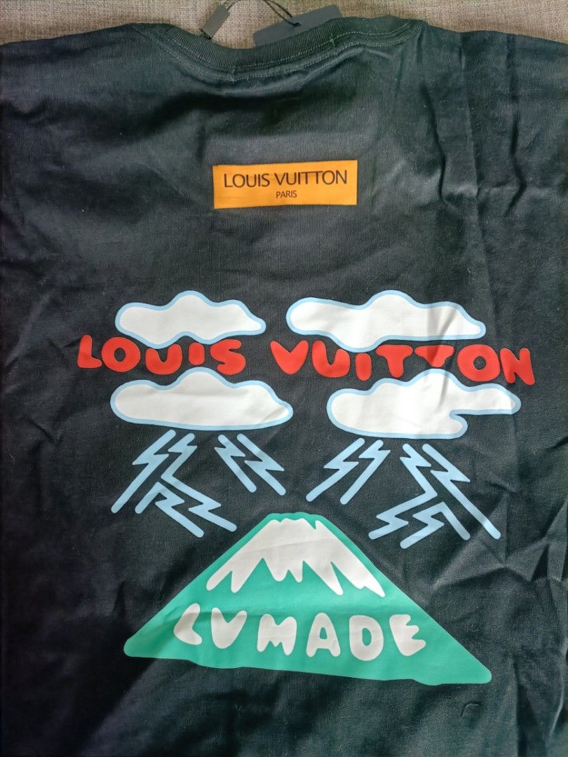 NEW LV Louis Vuitton Paris black tee shirt tshirt top mountain ...
