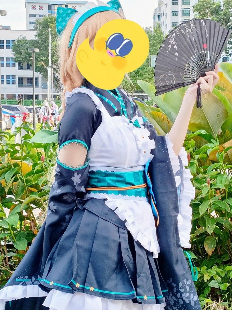 Nijisanji EN Pomu RainPuff Cosplay, Hobbies & Toys, Memorabilia ...