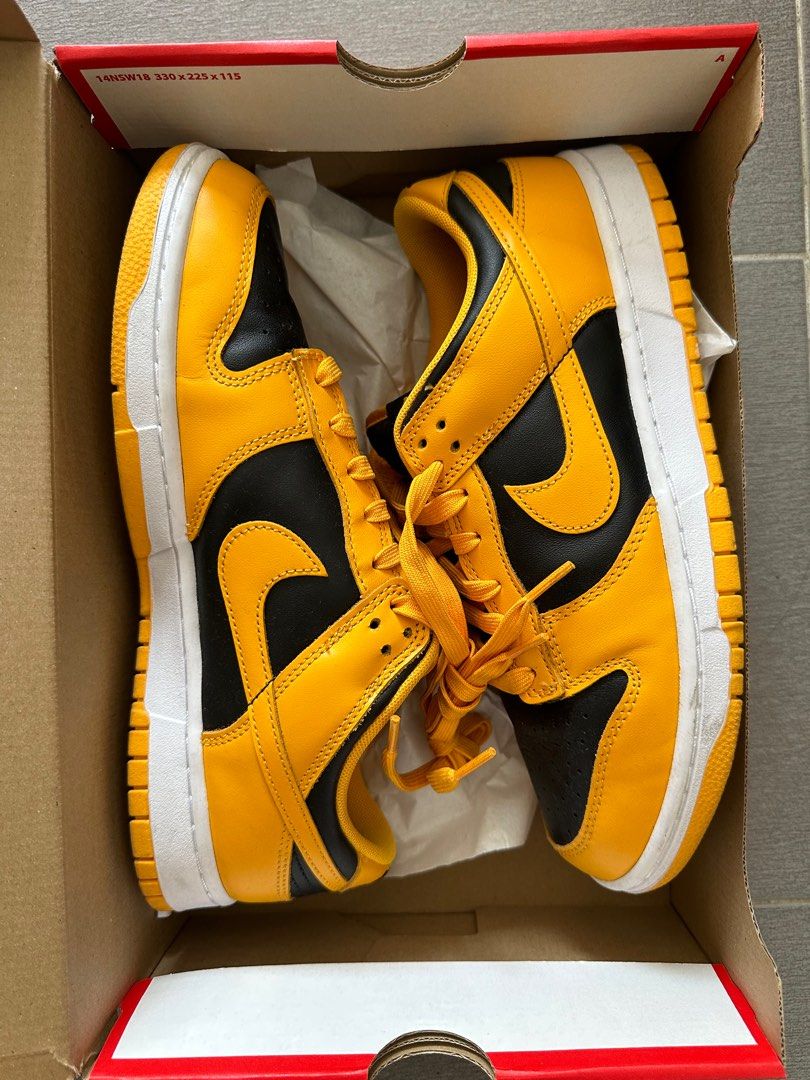 Nike Dunk Low Goldenrod, Men's Fashion, Footwear, Sneakers on Carousell