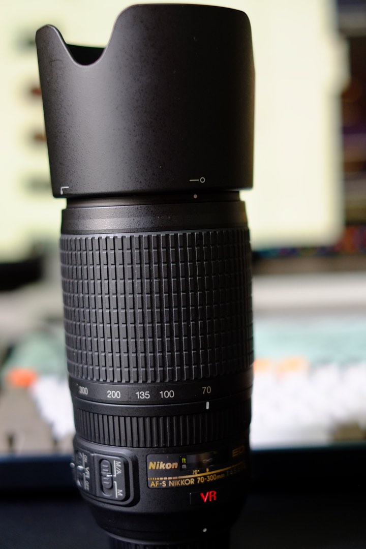 Nikon FX 70-300mm 4.5-5.6 ED lens, Photography, Lens & Kits on Carousell