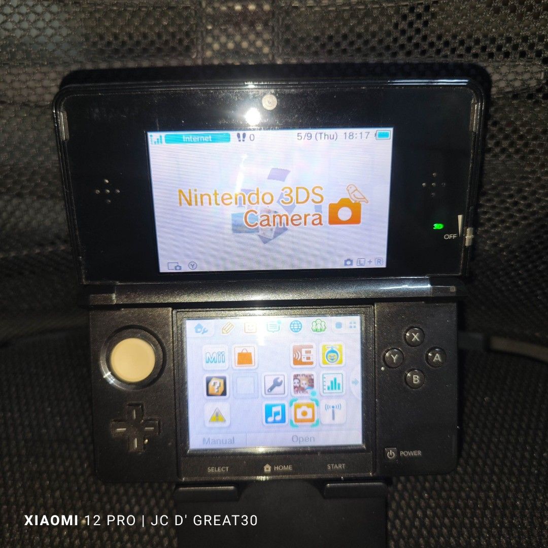 Nintendo 3DS cosmo black (USA version), Video Gaming, Video Game ...